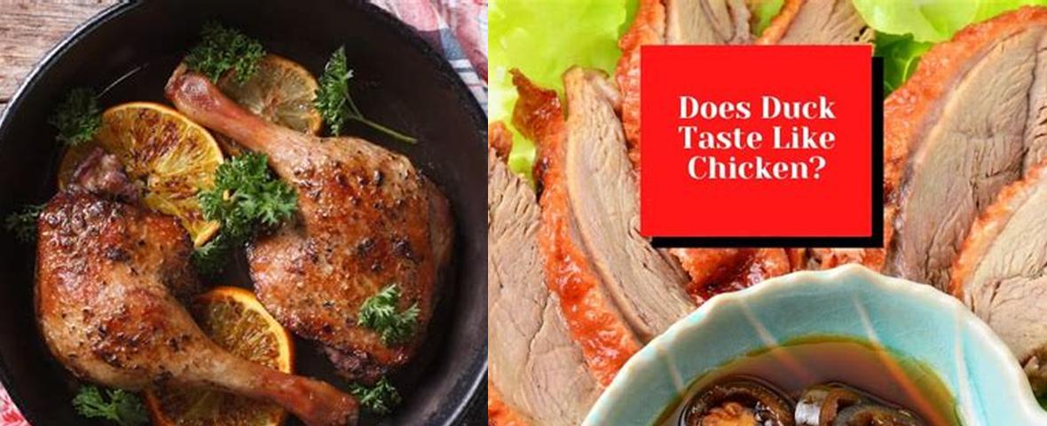 Does Duck Taste Like Chicken? Exploring the Distinctive Flavors of ...